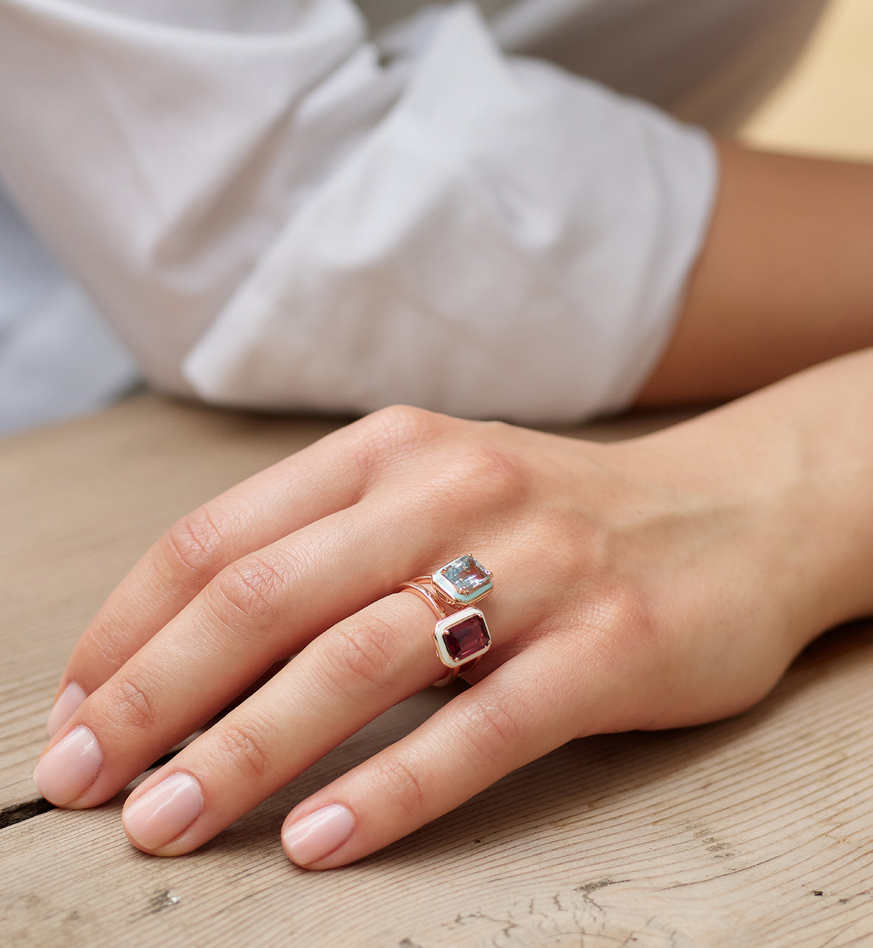 Mina Ivory Pendant - Tsavorite